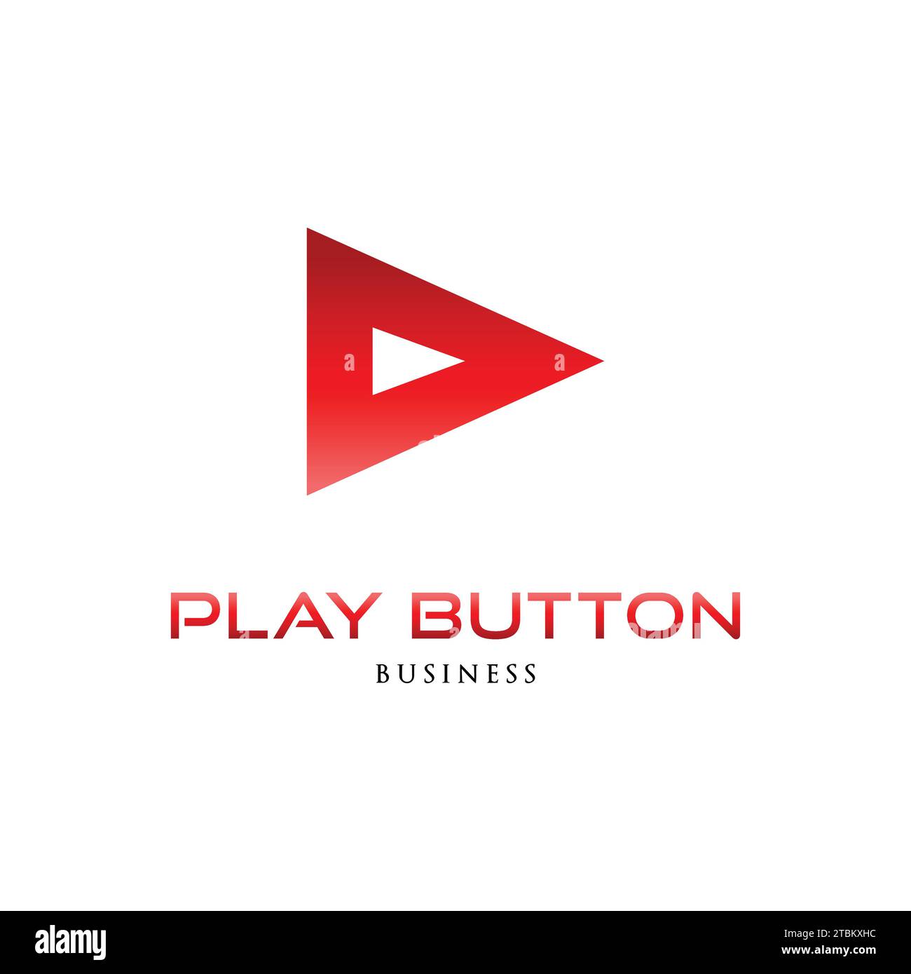 Play Button Icon Logo Design Template Stock Vector Image & Art - Alamy