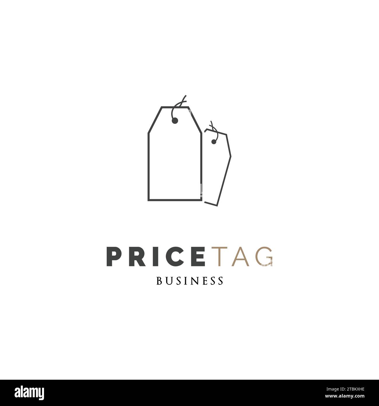 Price Tag or Hang Tag Icon Logo Design Template Stock Vector Image ...