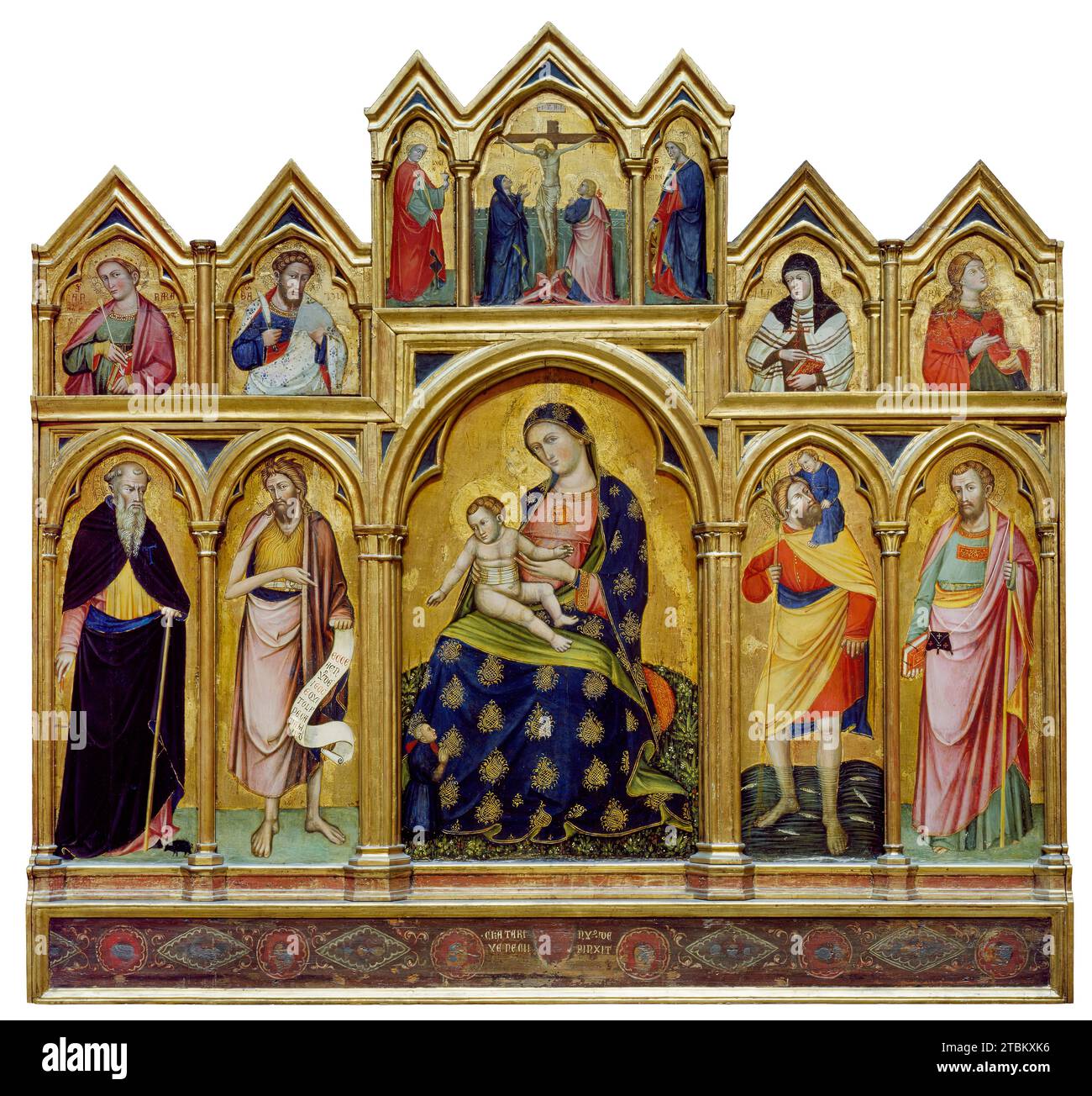 Crucifixion of jesus virgin mary Cut Out Stock Images & Pictures - Alamy