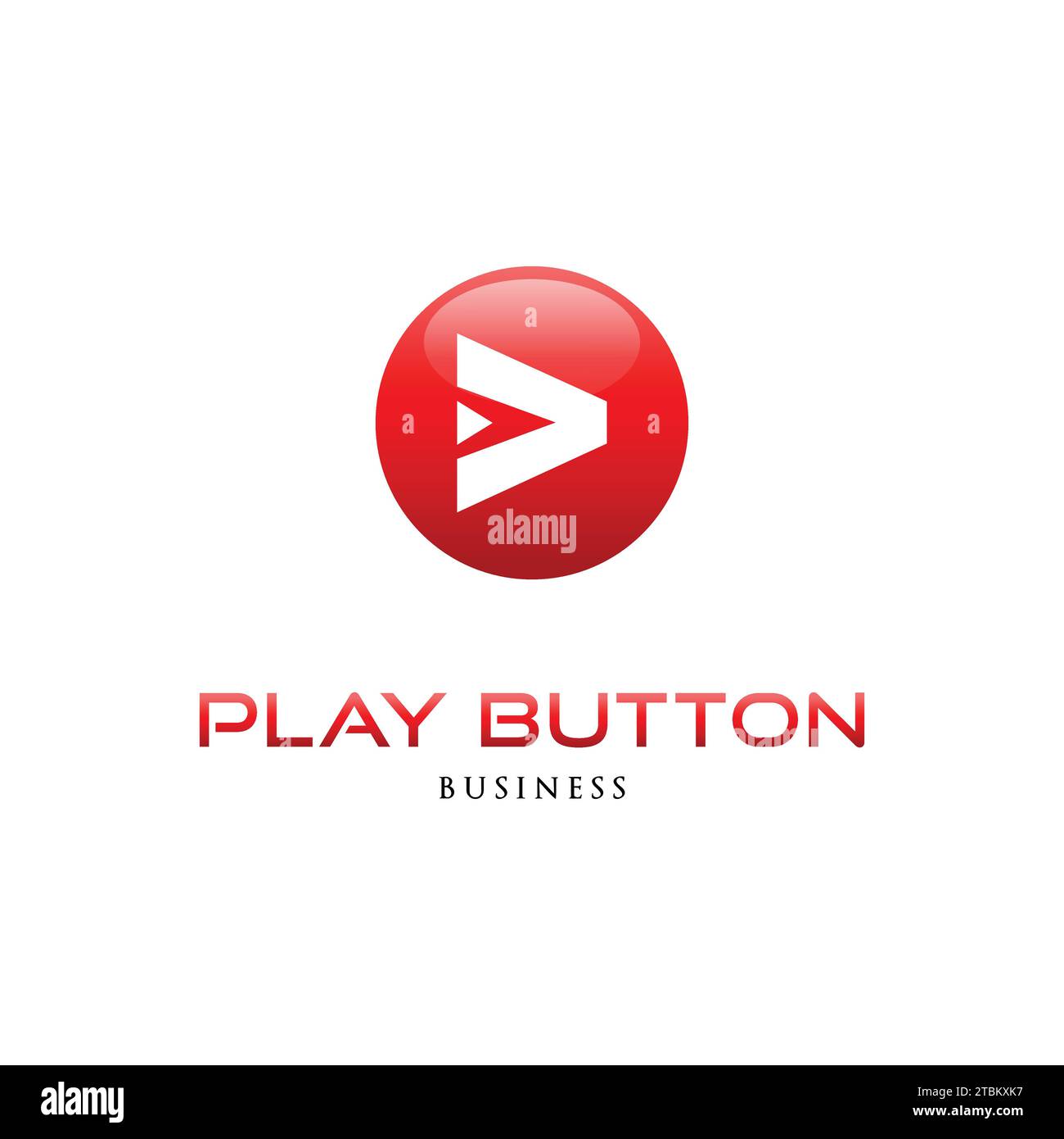 Play Button Icon Logo Design Template Stock Vector Image & Art - Alamy