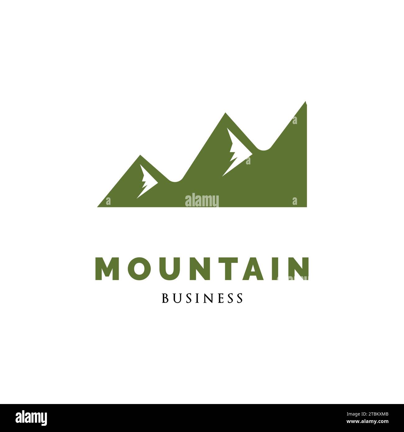 Mountain Icon Logo Design Template Stock Vector Image & Art - Alamy
