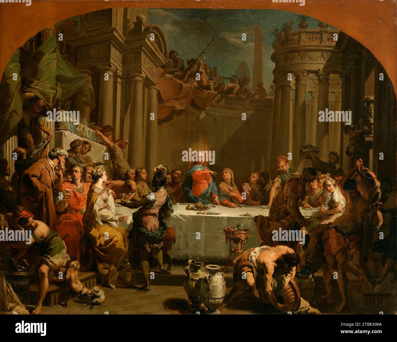 The Marriage at Cana, 1766. This scene depicts the first miracle of ...