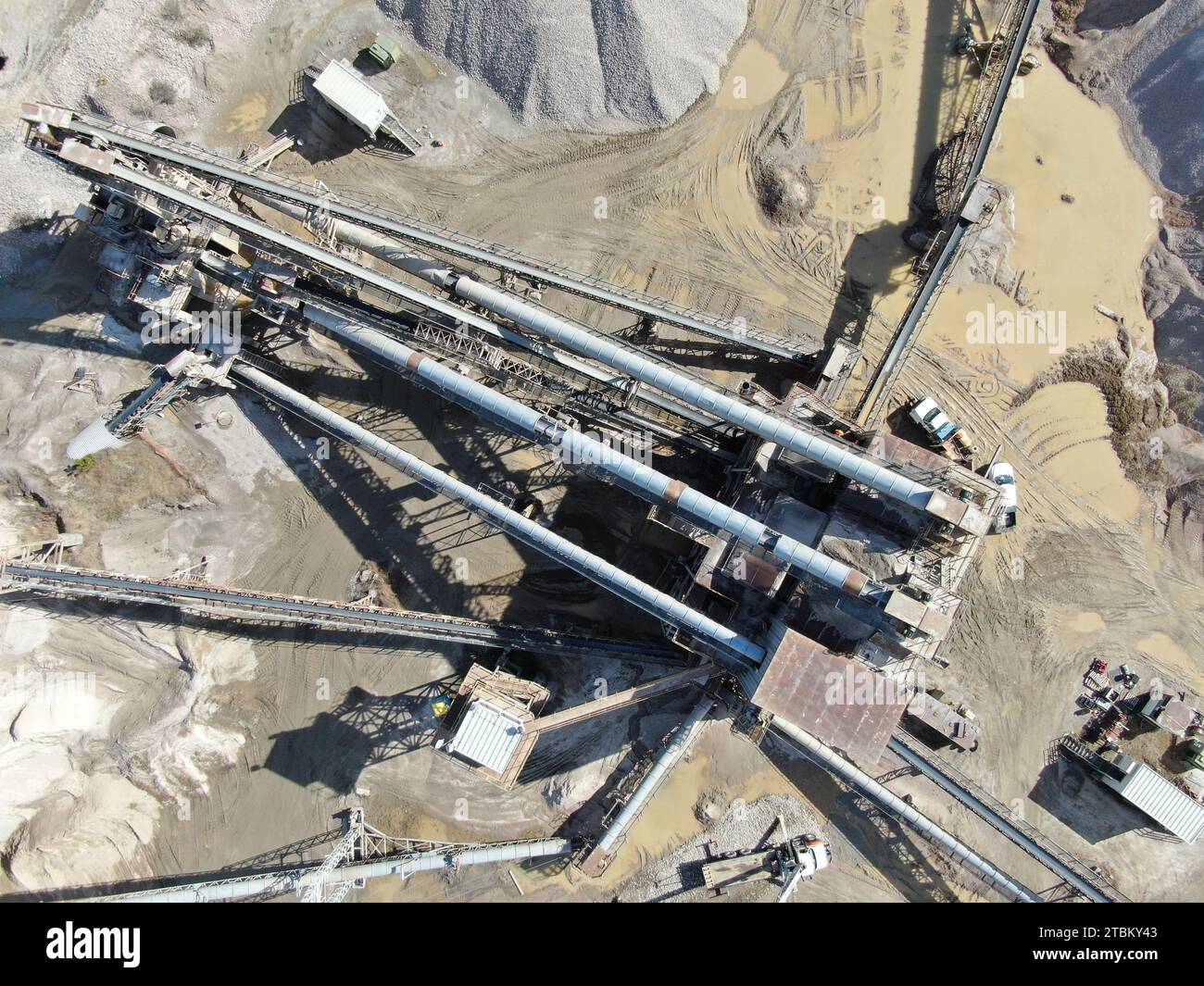 Top down view quarry cement hi-res stock photography and images - Alamy