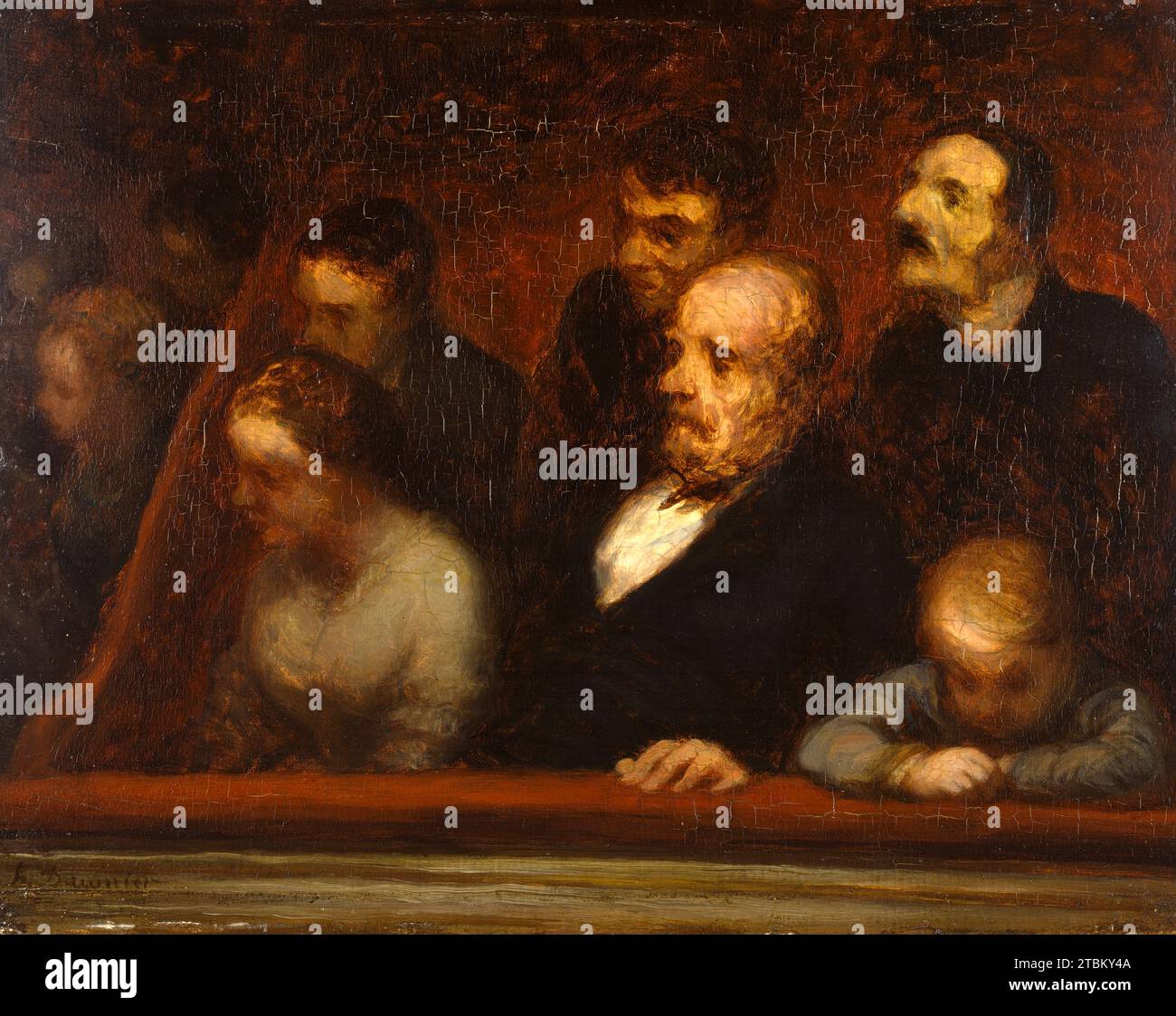 The Loge (In the Theatre Boxes), c1856-1857. Louis Leroy, the editor of ...