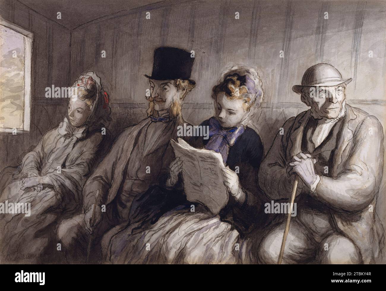 The First Class Carriage, 1864 Stock Photo - Alamy