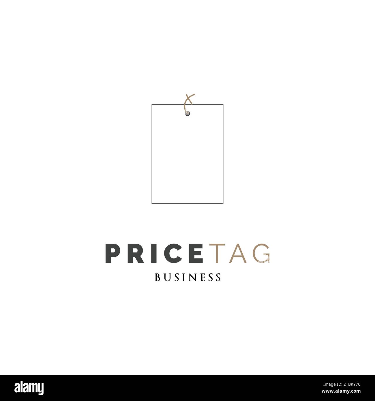 Price Tag or Hang Tag Icon Logo Design Template Stock Vector Image ...