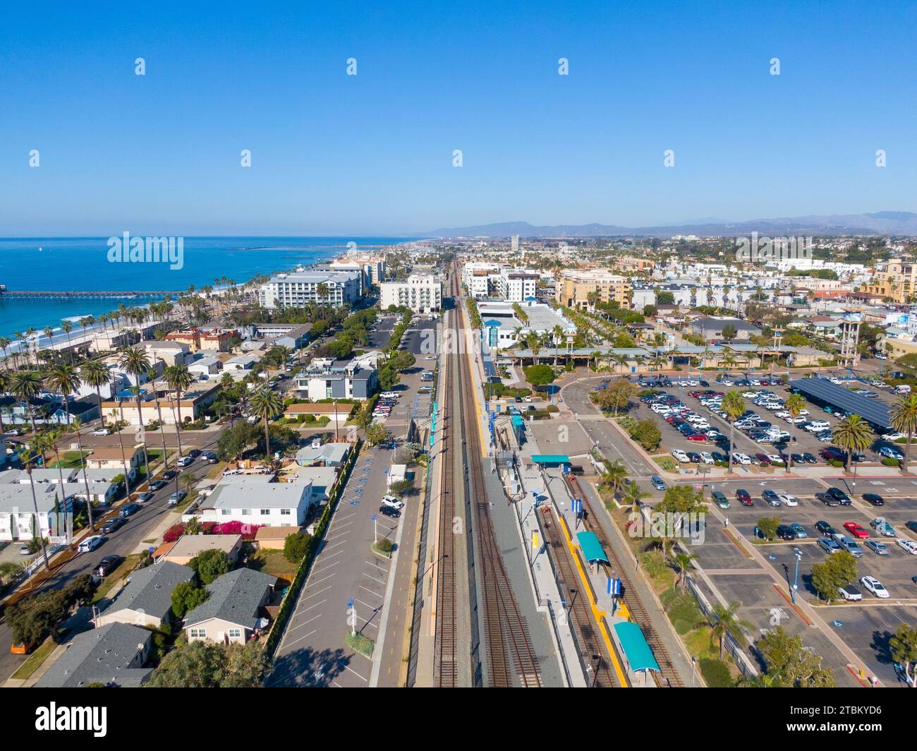 Drone Photos of Oceanside California Stock Photo - Alamy