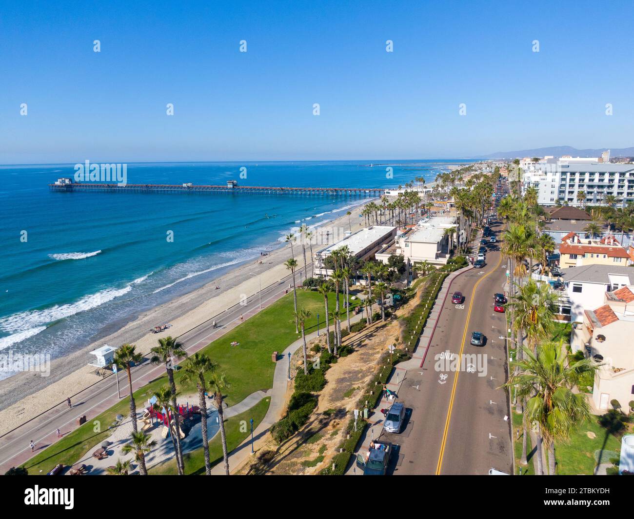 Drone Photos of Oceanside California Stock Photo - Alamy