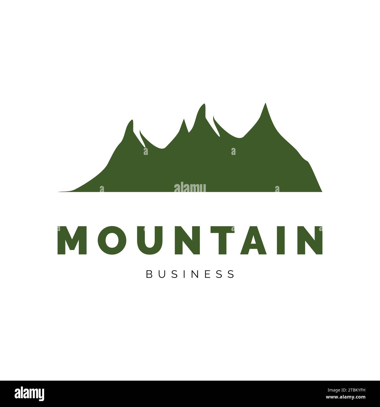 Camping logo mountain river Cut Out Stock Images & Pictures - Alamy