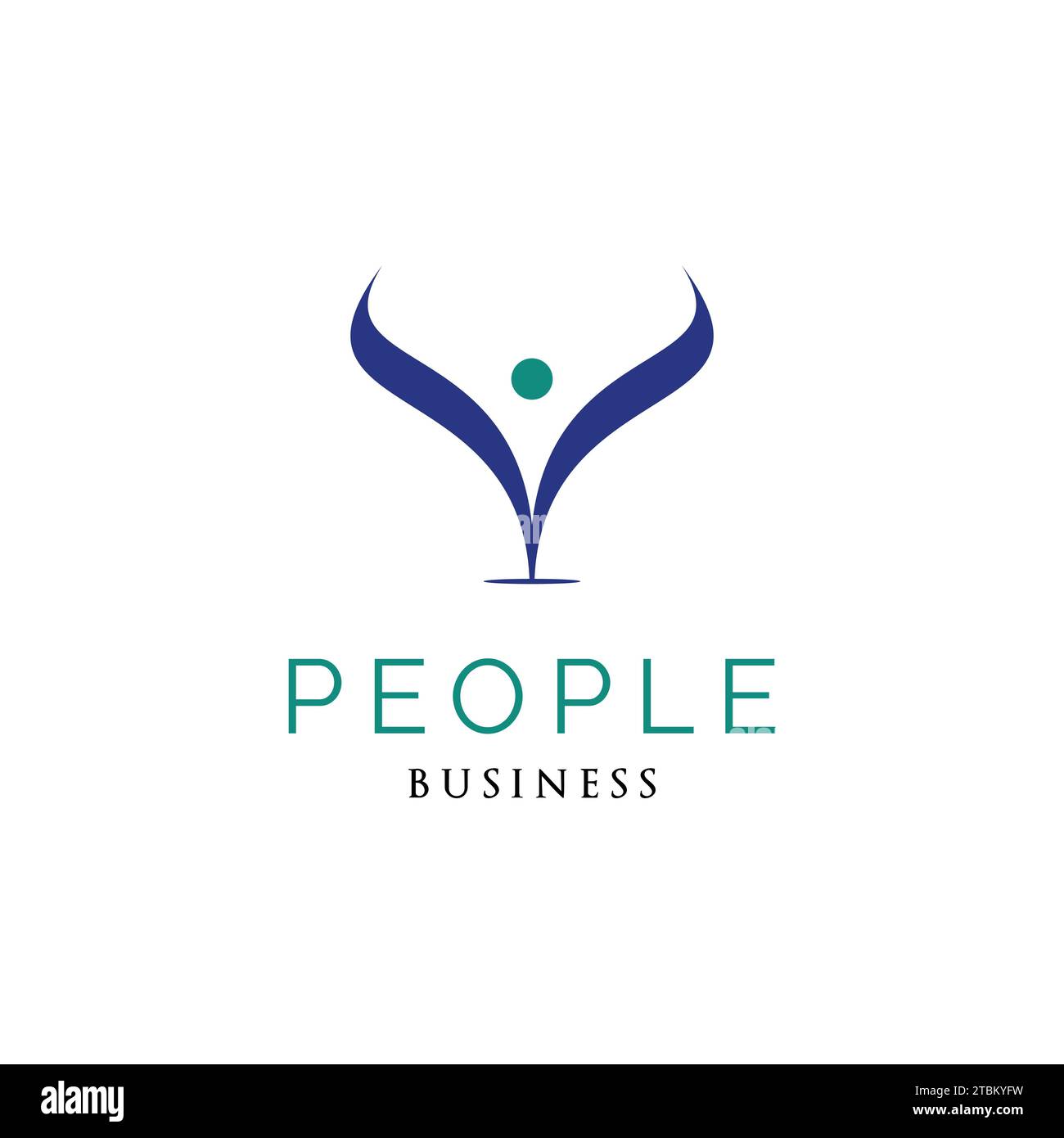 People icon logo Stock Vector Images - Alamy
