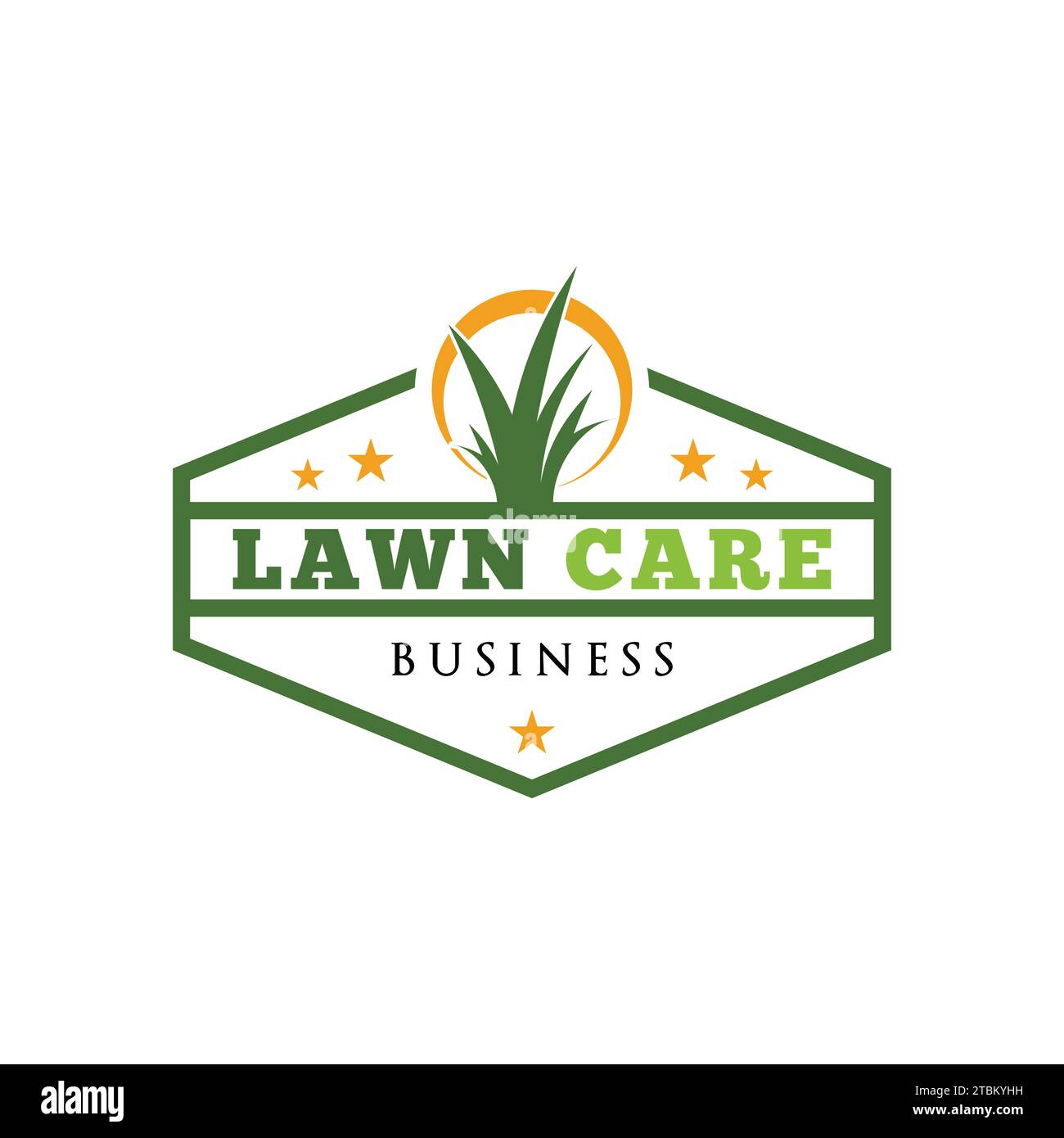 Lawn Care Icon Logo Design Template Stock Vector Image & Art - Alamy