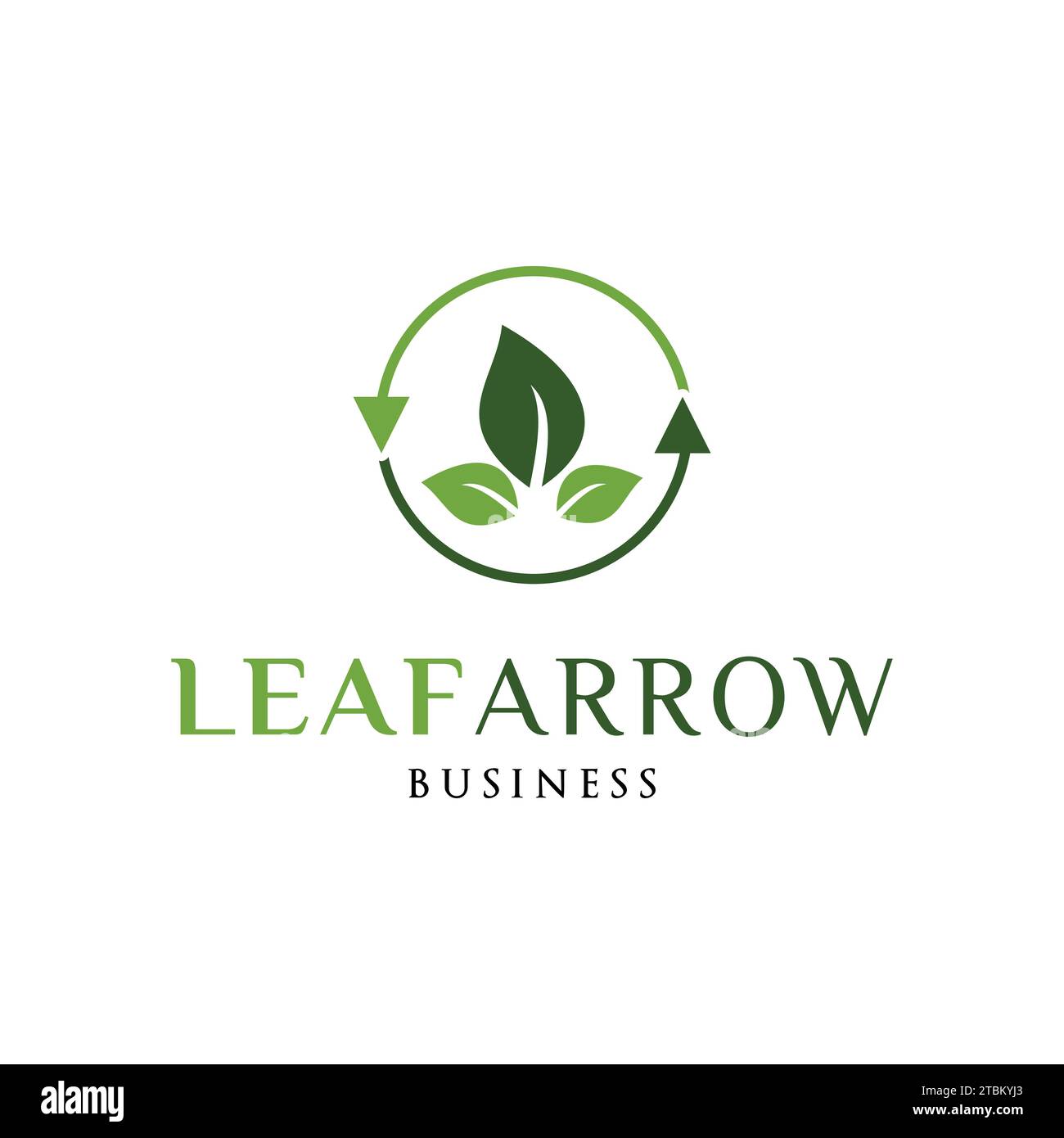 Leaf Arrow Icon Logo Design Template Stock Vector Image & Art - Alamy