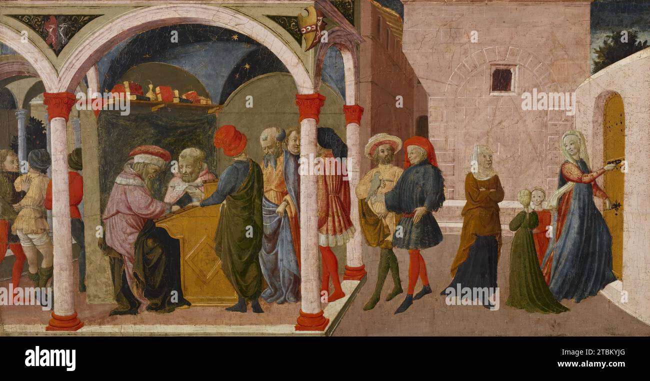 Episodes from the Story of Susanna, c1450. As told in the Old Testament ...