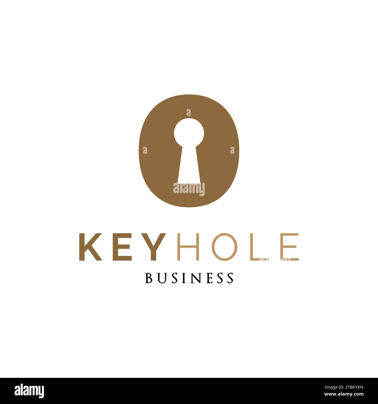 Key Hole Icon Logo Design Template Stock Vector Image & Art - Alamy