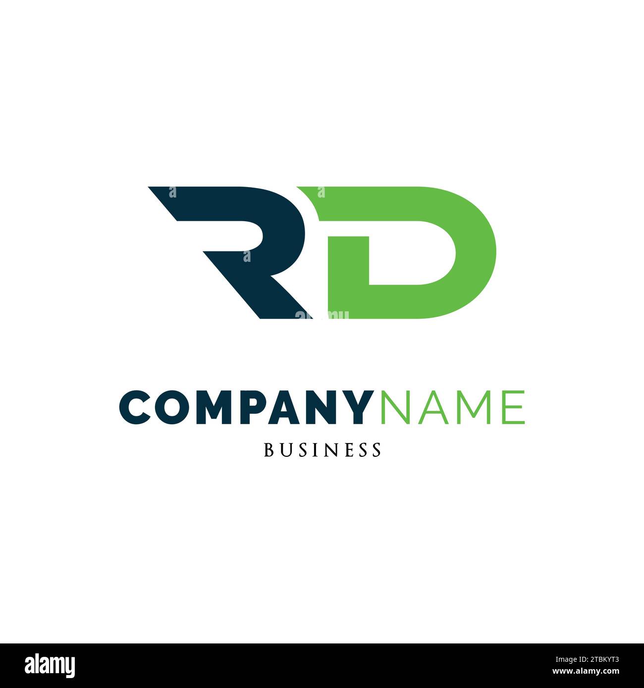 Initial Letter RD Icon Logo Design Template Stock Vector Image & Art ...