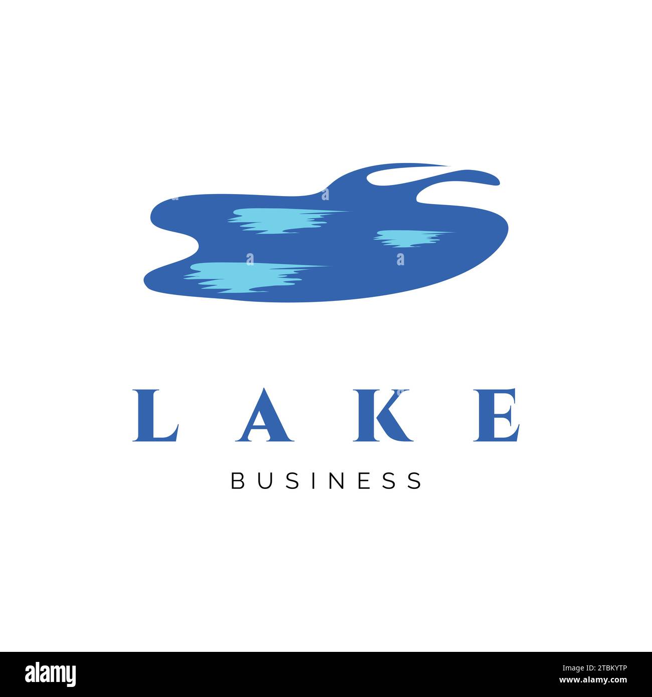 Lake Icon Logo Design Template Stock Vector Image & Art - Alamy
