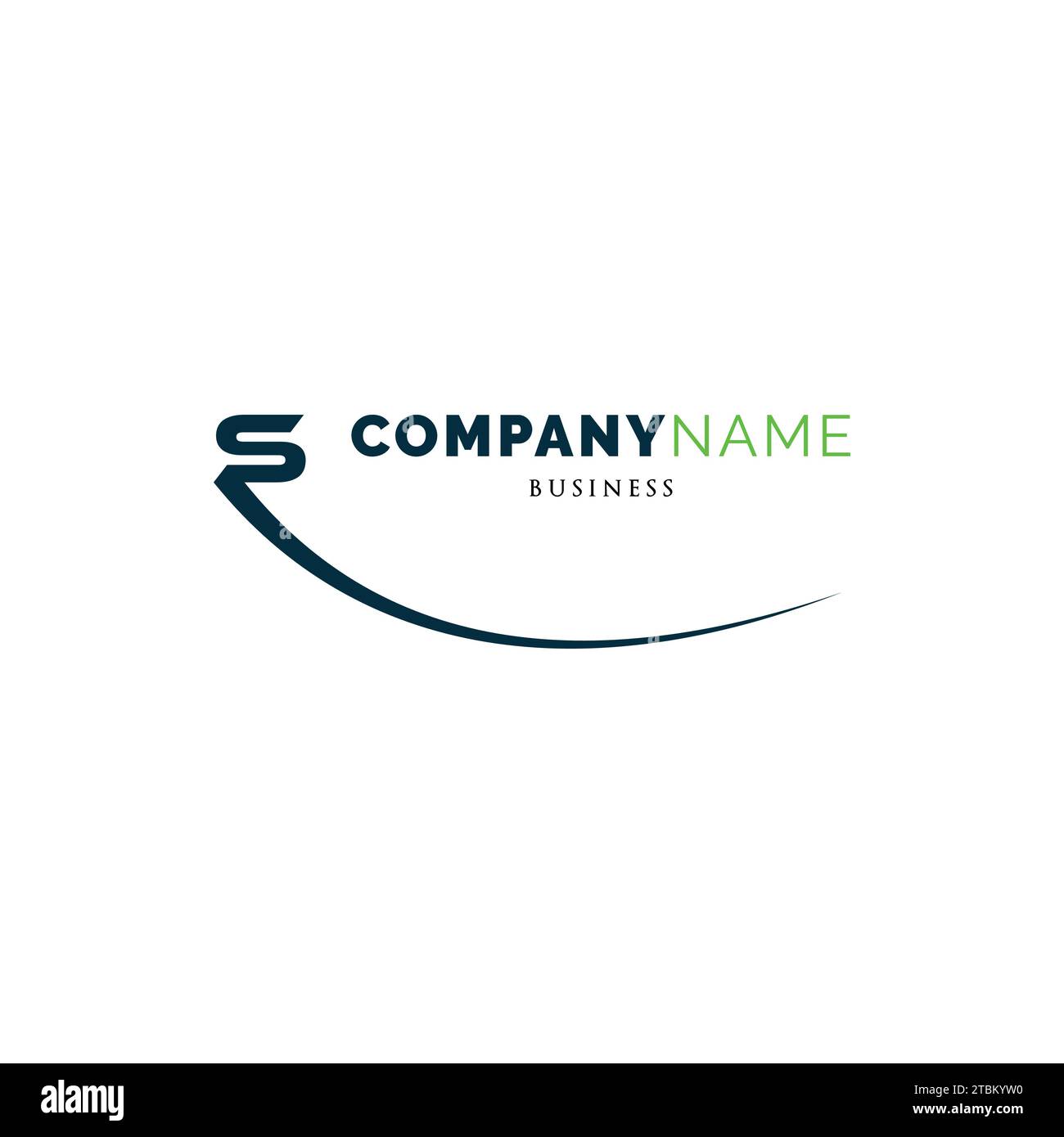 Initial Letter S Swoosh Icon Logo Design Template Stock Vector Image ...