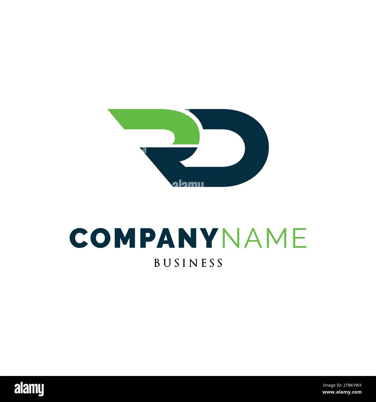 Initial Letter RD Icon Logo Design Template Stock Vector Image & Art ...