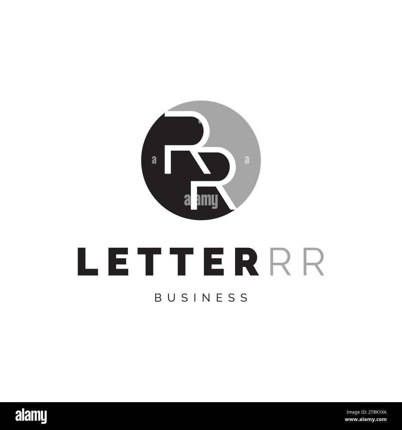 Initial letter RR icon logo design inspiration Stock Vector Image & Art ...