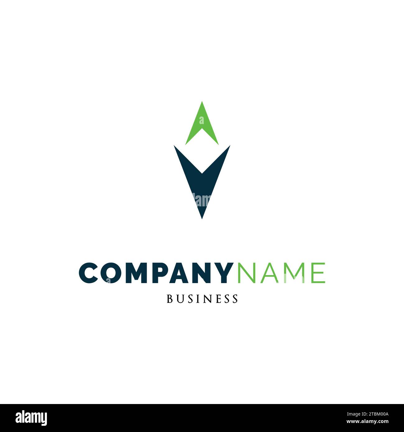 Initial Letter V Arrow Up Icon Logo Design Template Stock Vector Image ...