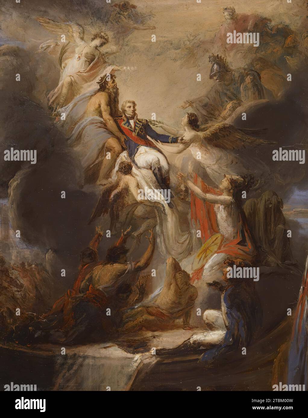 The Apotheosis of Nelson, c1818. Admiral Nelson, the British naval hero ...