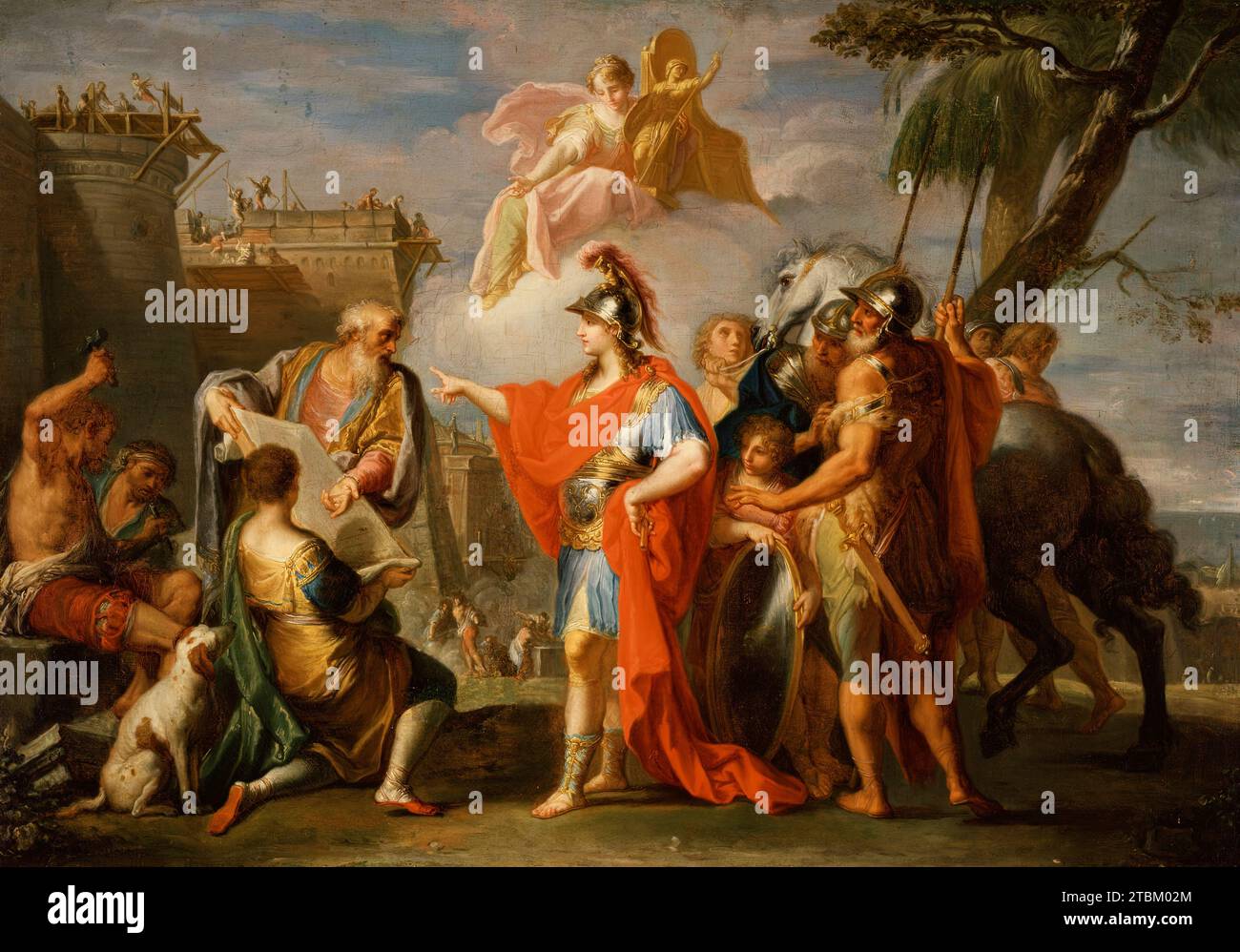 Alexander the Great Founding Alexandria, 1736-1737. In conquests from ...