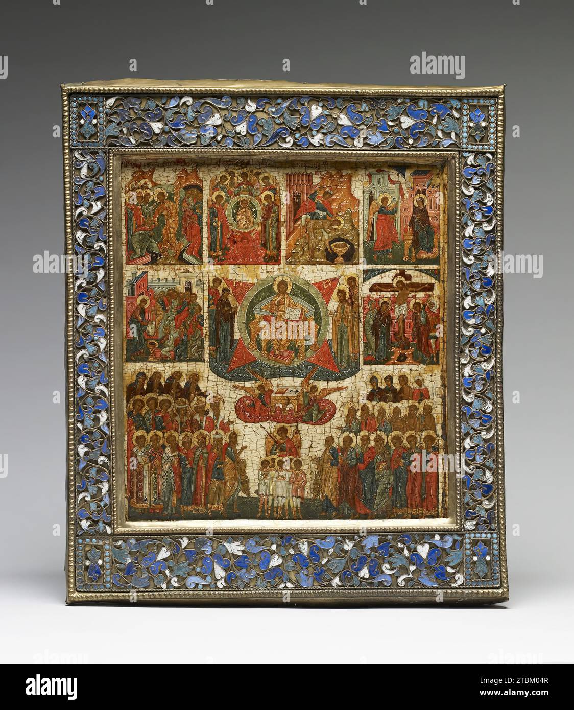 Seven Days of the Week, 16th century. This icon represents the seven ...