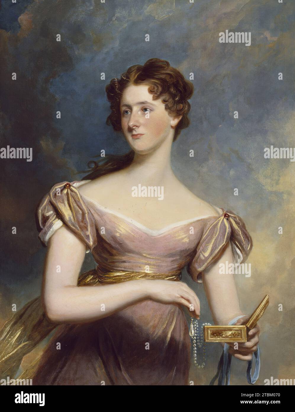 Portrait of Miss Moffat, 1826. Pearls were especially associated with ...