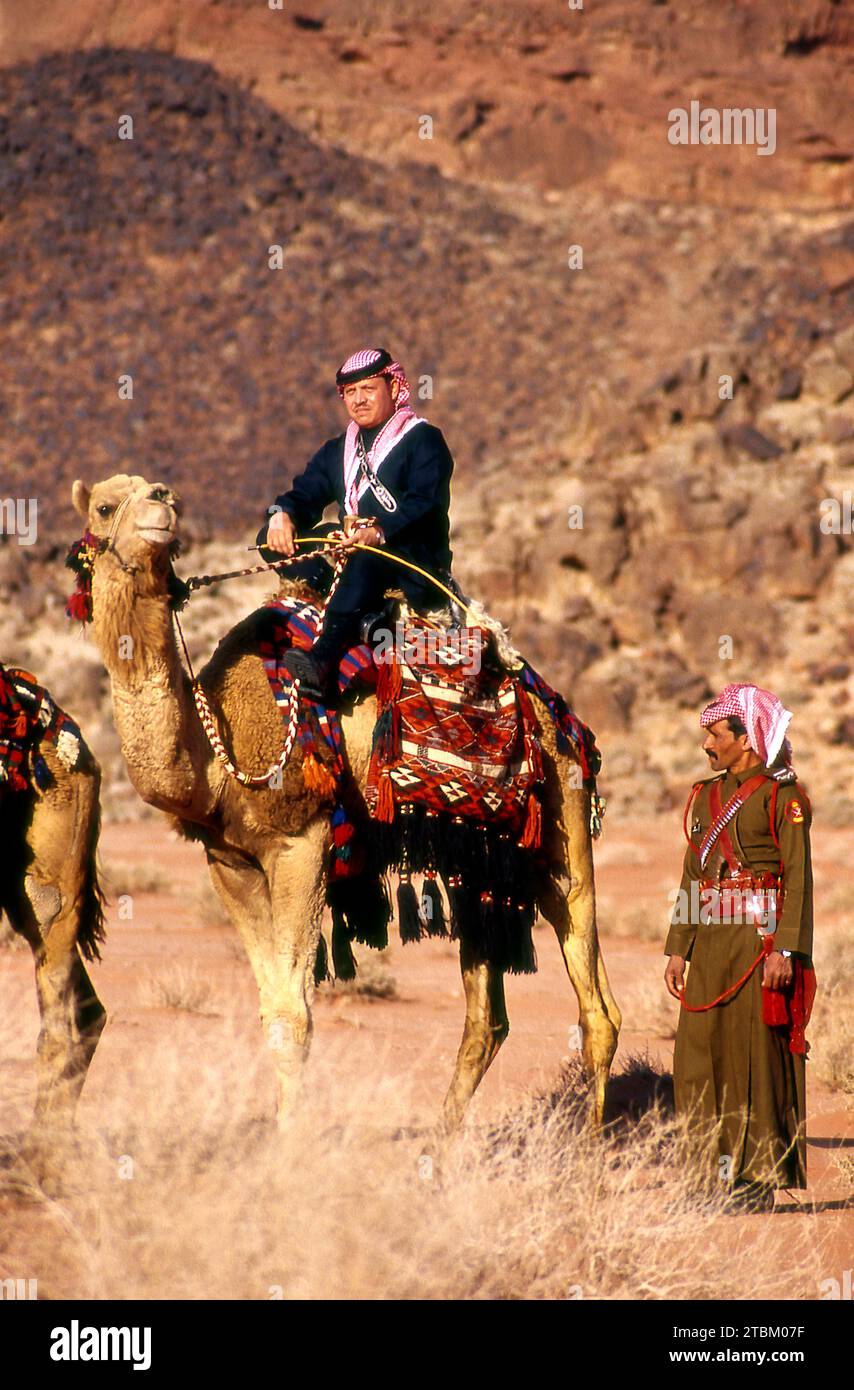 King Abdullah ll of Jordan in Wadi Rum for the shooting of Jordan The ...