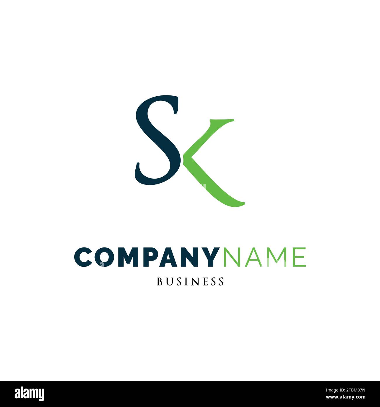 Initial Letter SK Icon Logo Design Template Stock Vector Image & Art ...