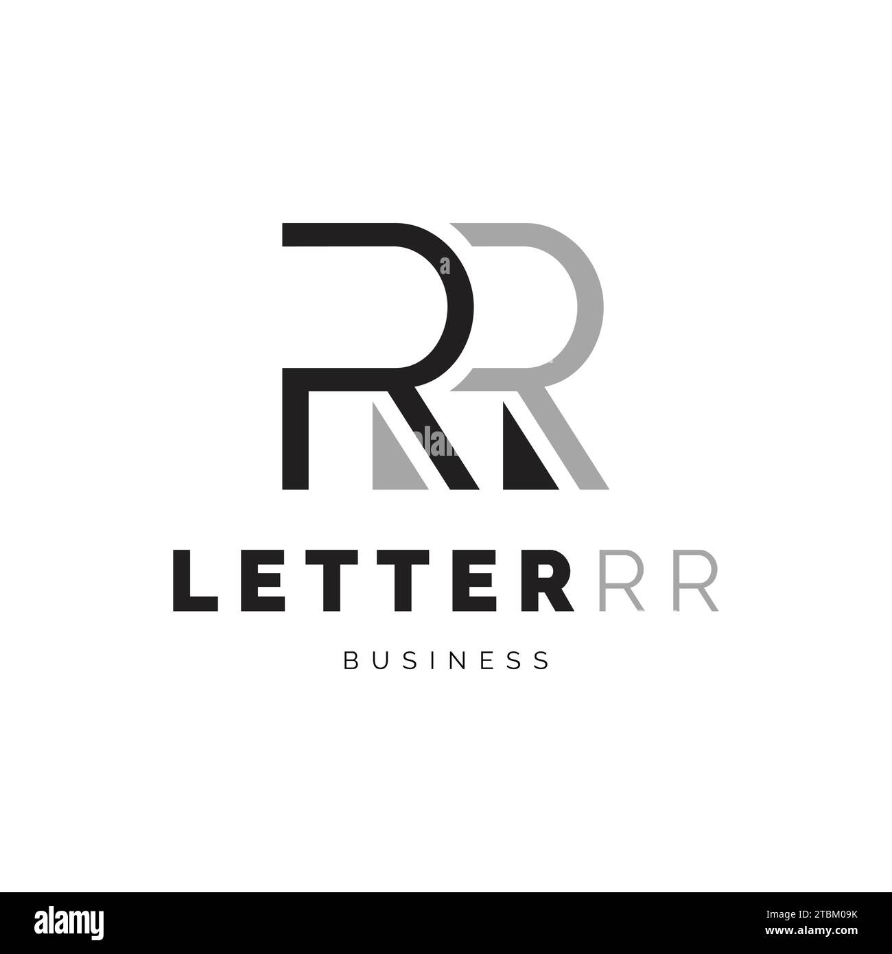 Rr letter logo design hi-res stock photography and images - Alamy