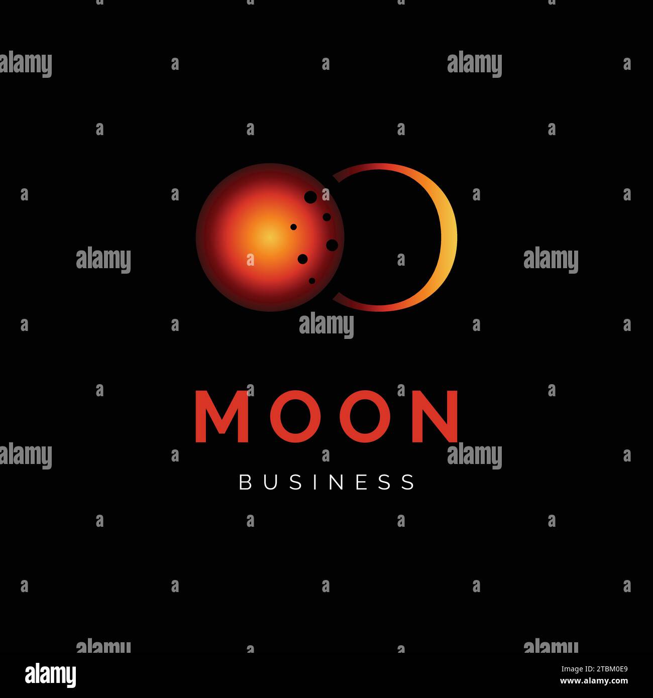 Initial letter O moon icon logo design inspiration Stock Vector Image ...