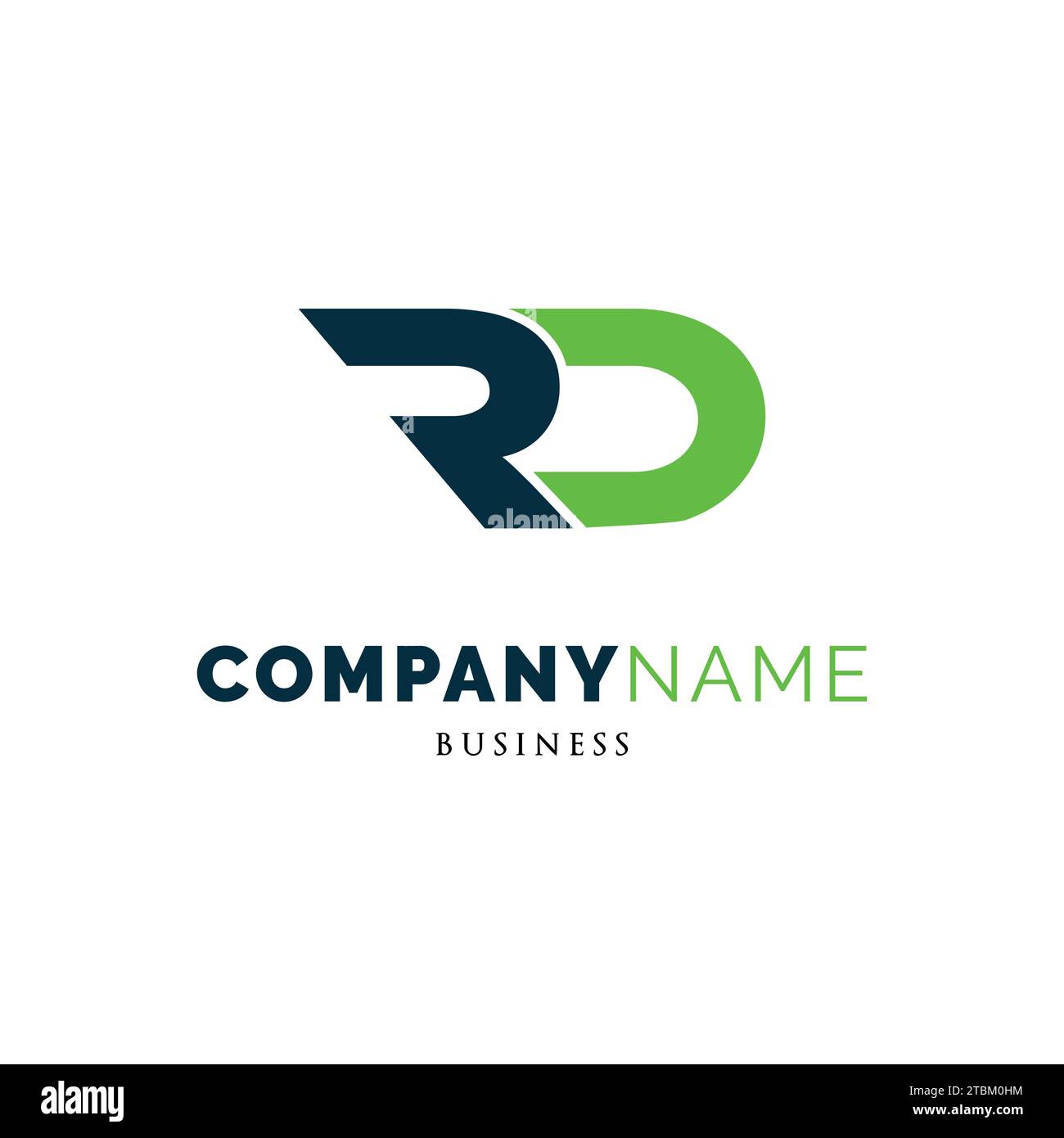 Initial Letter RD Icon Logo Design Template Stock Vector Image & Art ...