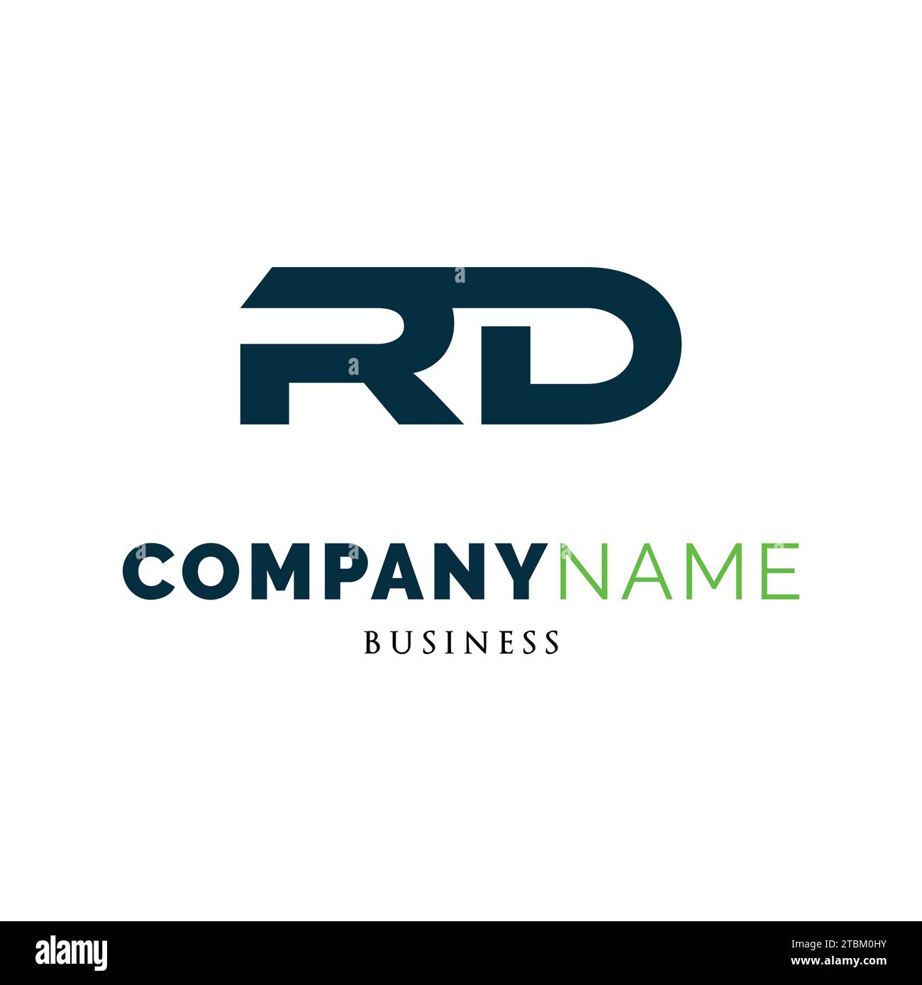 Initial Letter RD Icon Logo Design Template Stock Vector Image & Art ...