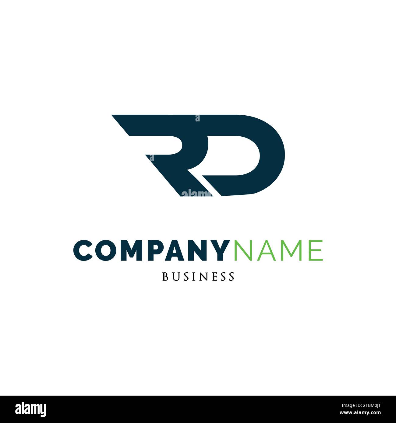 Initial Letter RD Icon Logo Design Template Stock Vector Image & Art ...