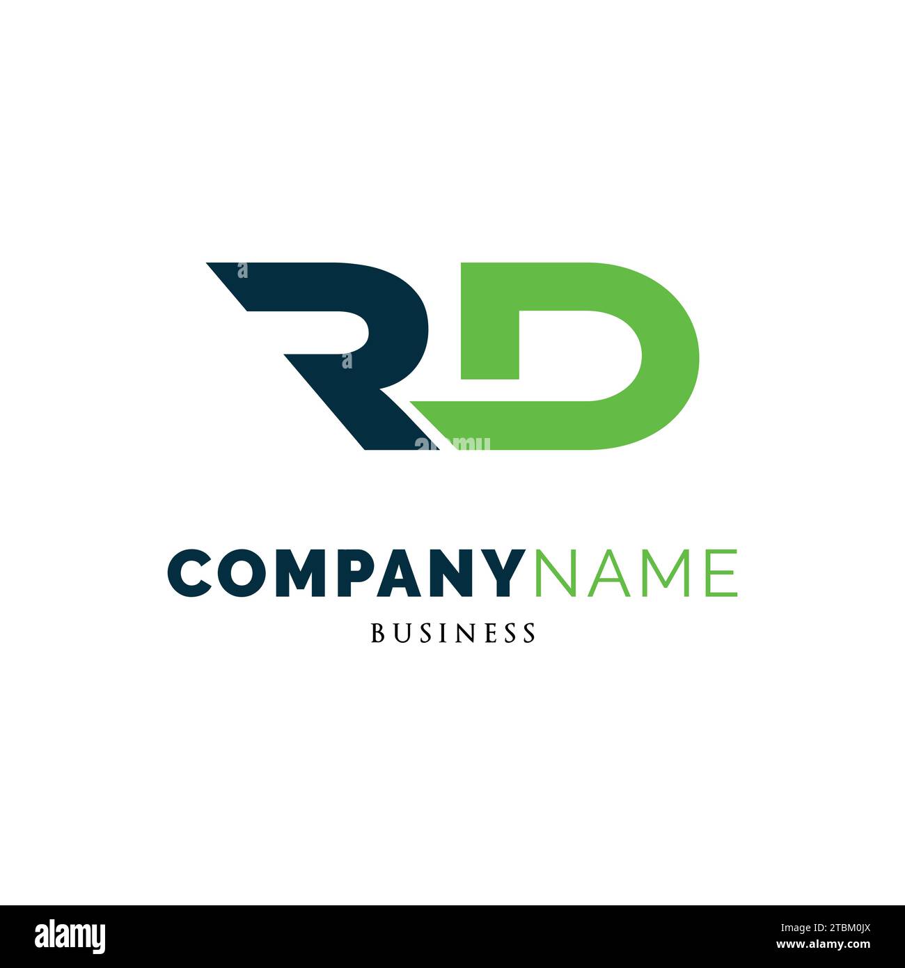 Initial Letter RD Icon Logo Design Template Stock Vector Image & Art ...