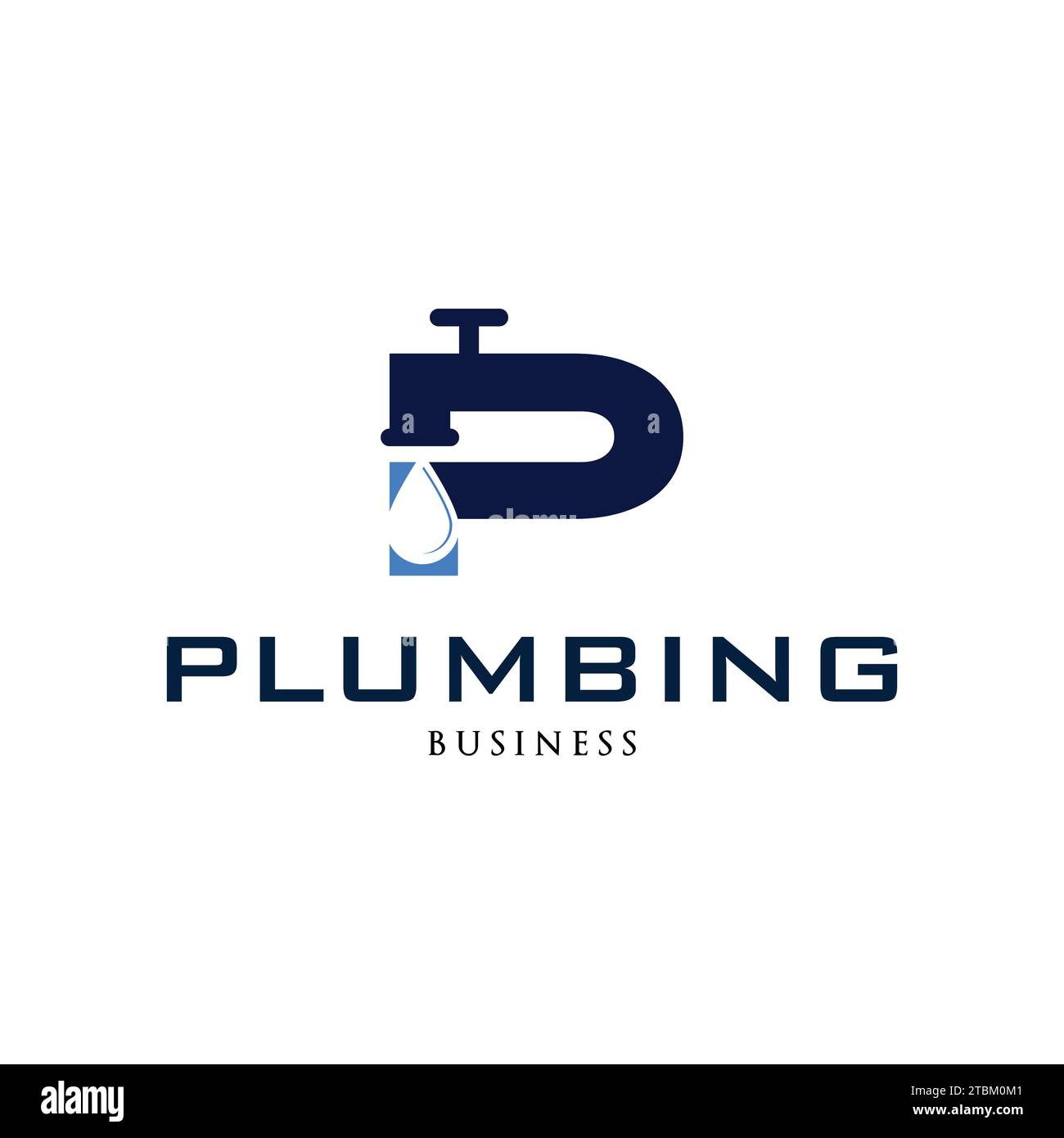 Initial Letter P Plumbing Icon Logo Design Template Stock Vector Image ...