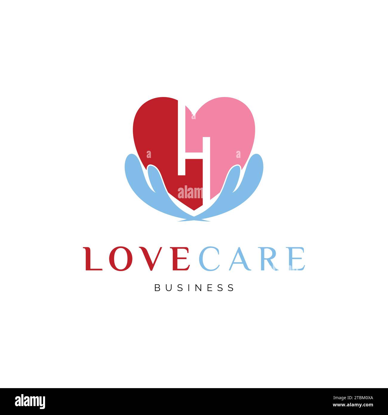 H love logo hi-res stock photography and images - Alamy
