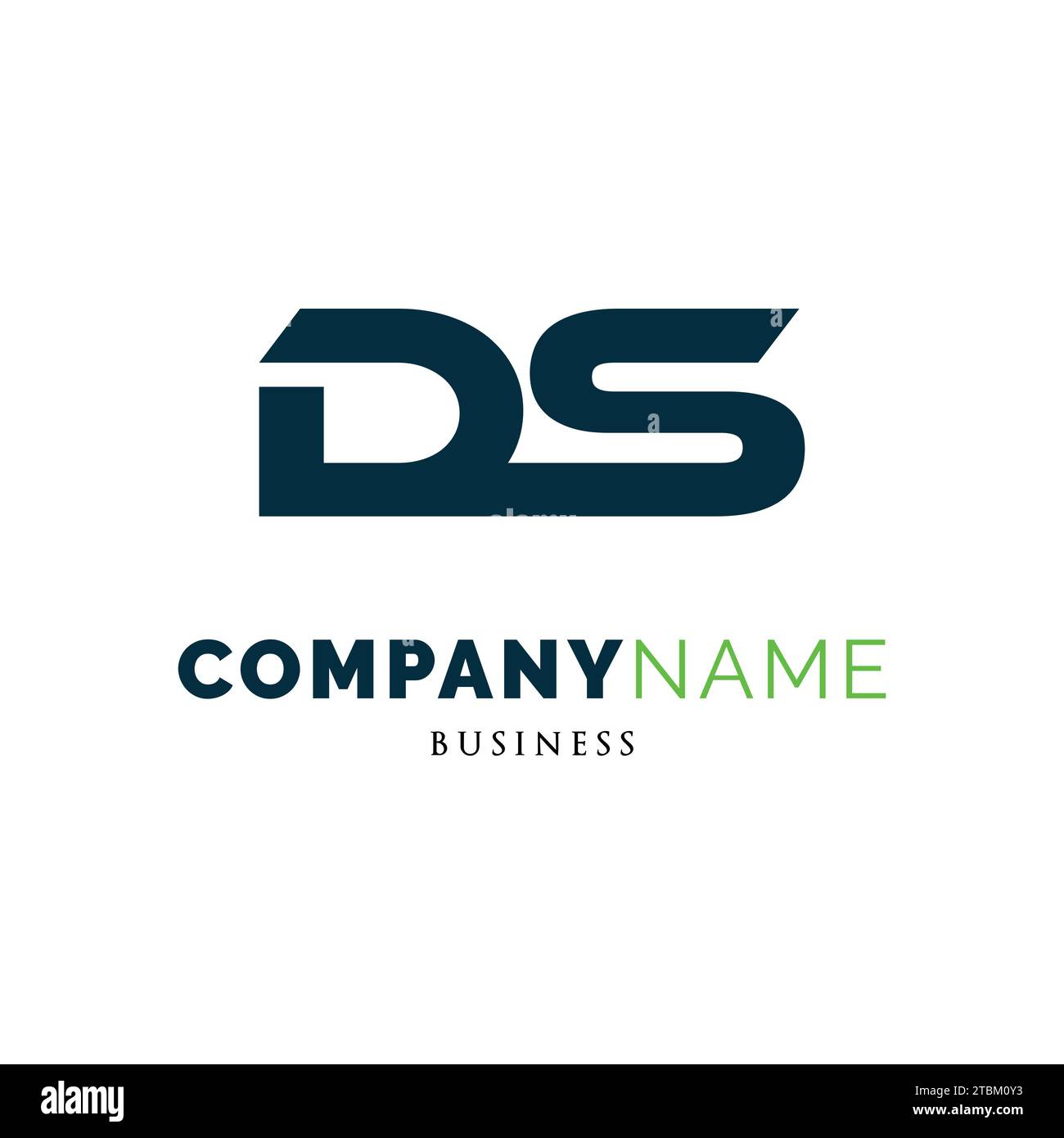 Initial Letter DS Icon Logo Design Template Stock Vector Image & Art ...