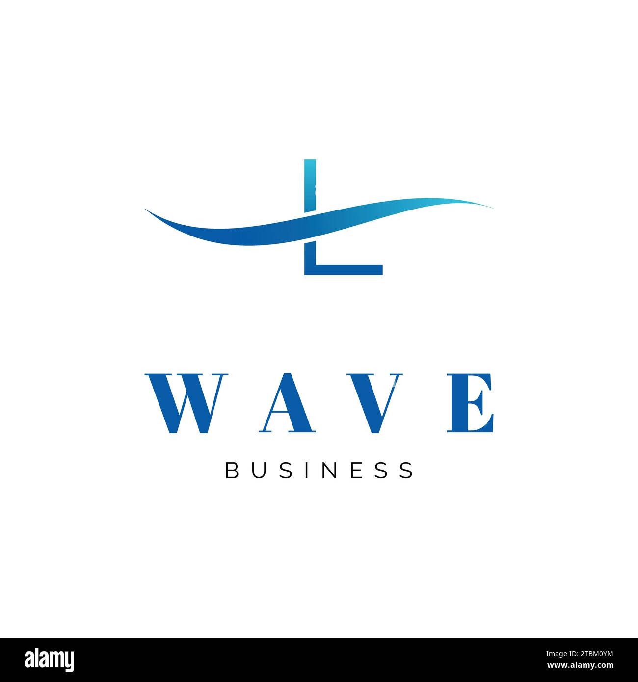 Ocean wave letter vectors Stock Vector Images - Alamy