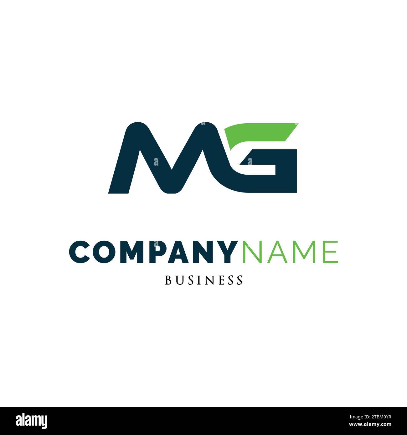 Initial Letter MG Icon Logo Design Template Stock Vector Image & Art ...