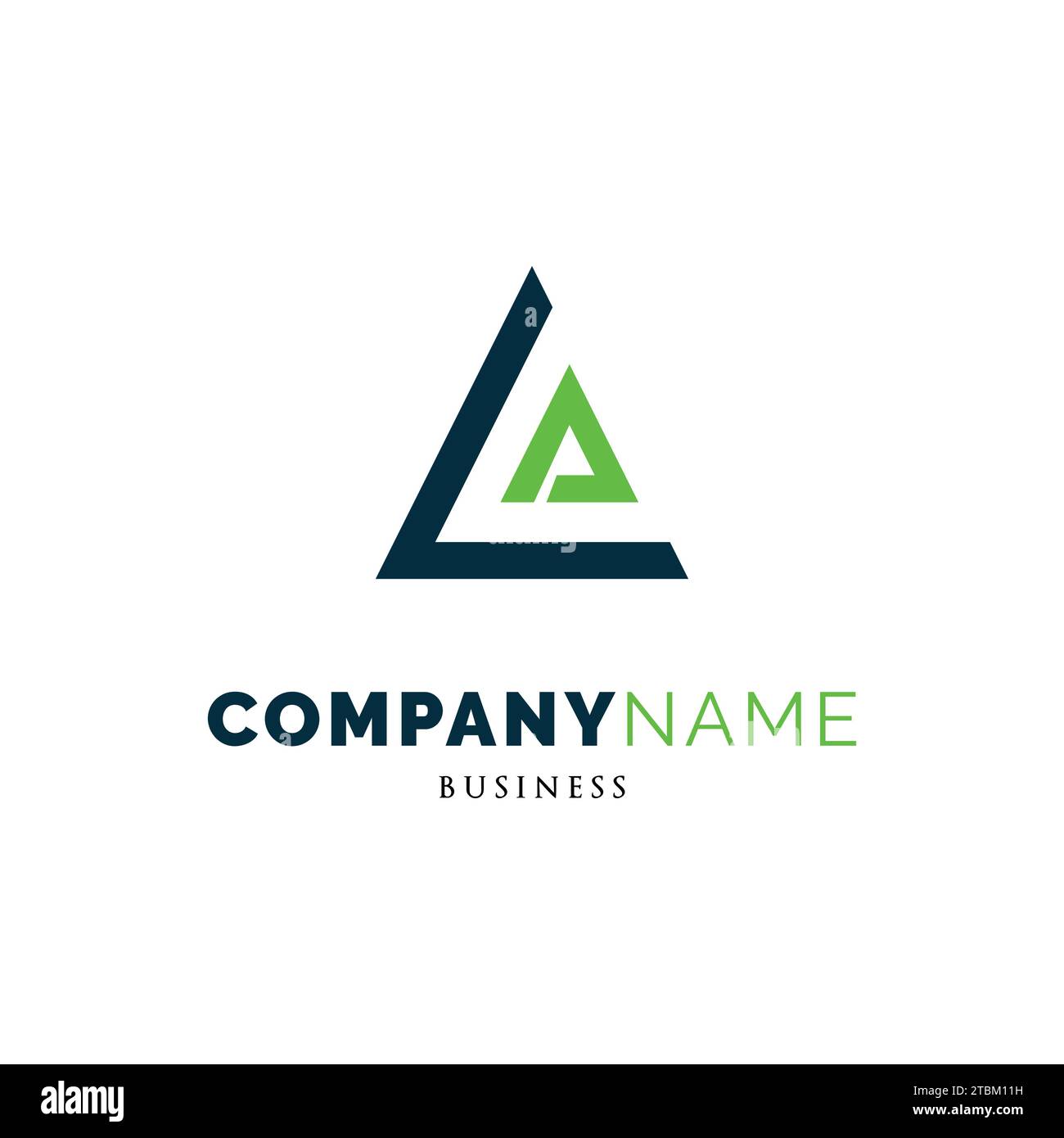 Initial Letter LA Icon Logo Design Template Stock Vector Image & Art ...