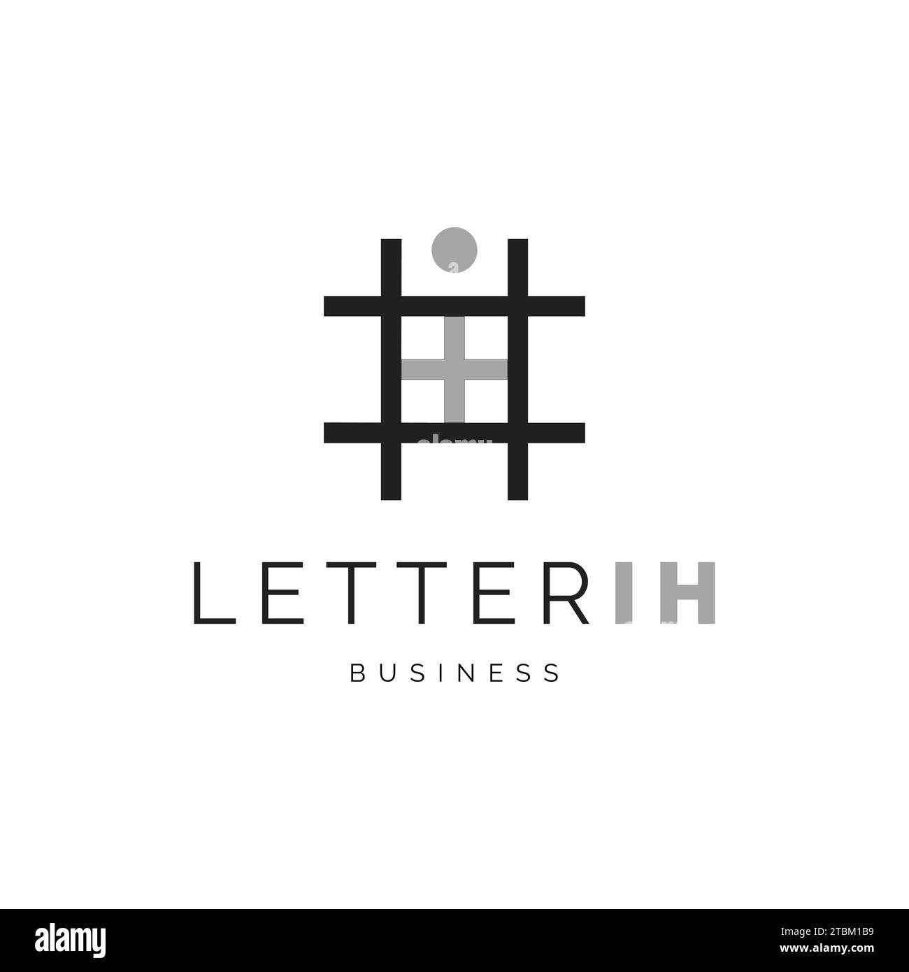 Initial letter IH icon logo design inspiration Stock Vector Image & Art ...