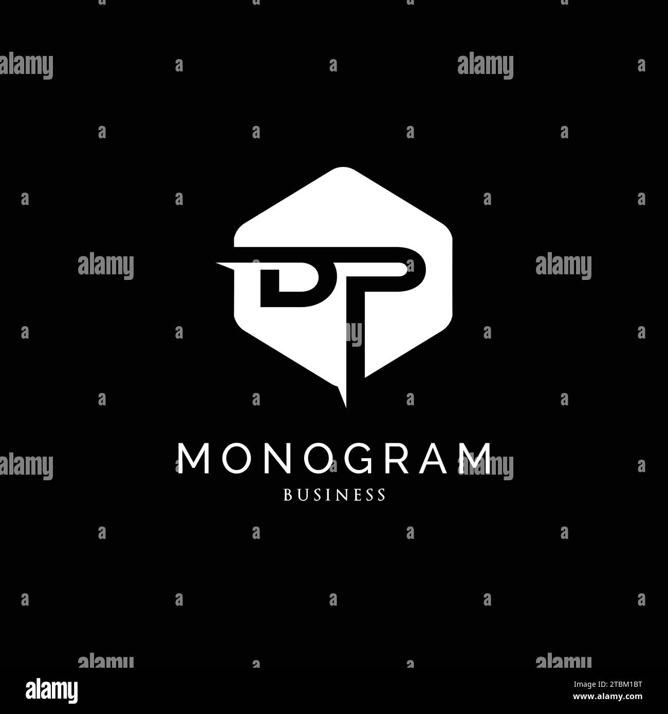 Initial letter DP monogram logo design inspiration Stock Vector Image ...