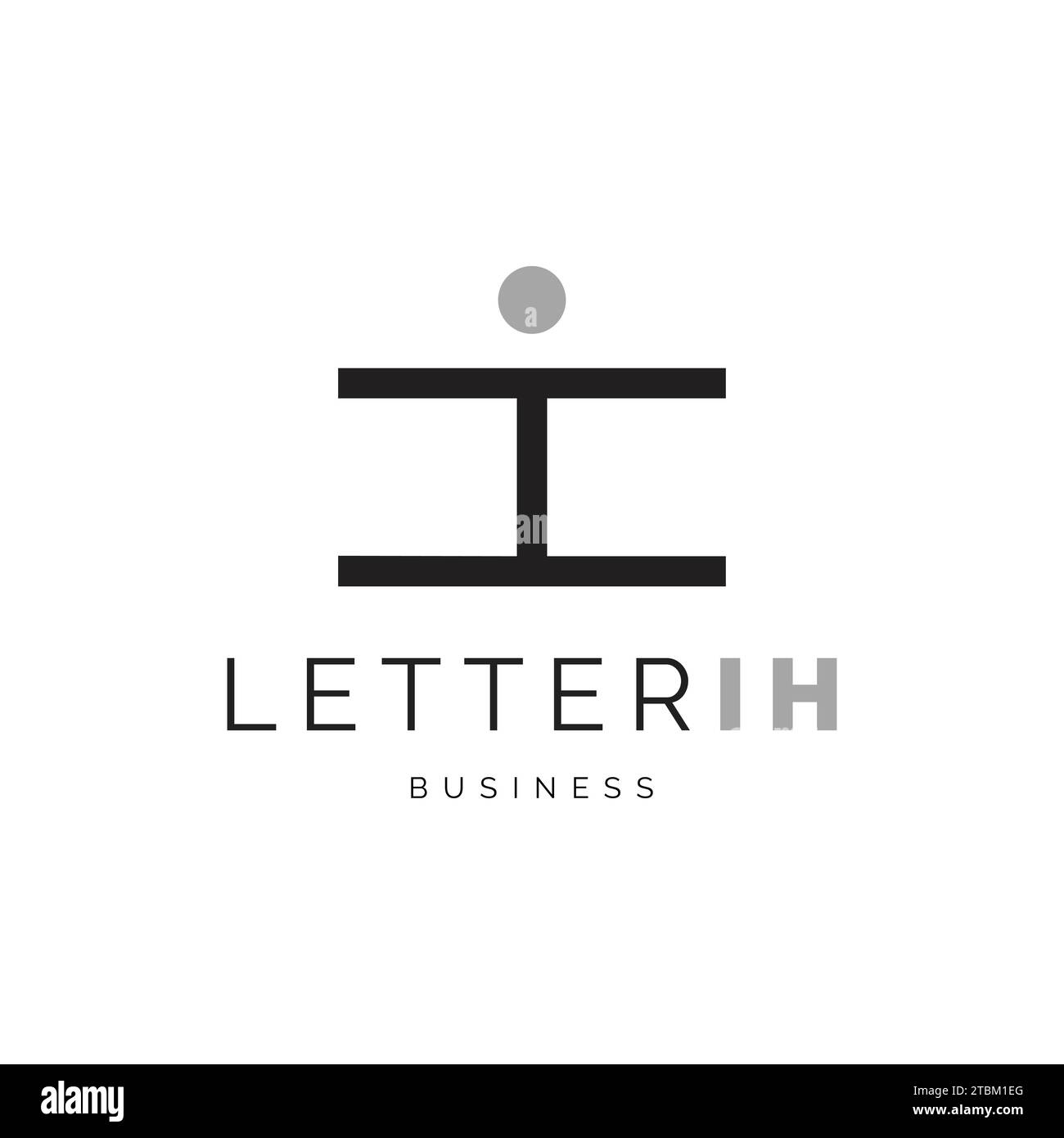 Initial letter IH icon logo design inspiration Stock Vector Image & Art ...