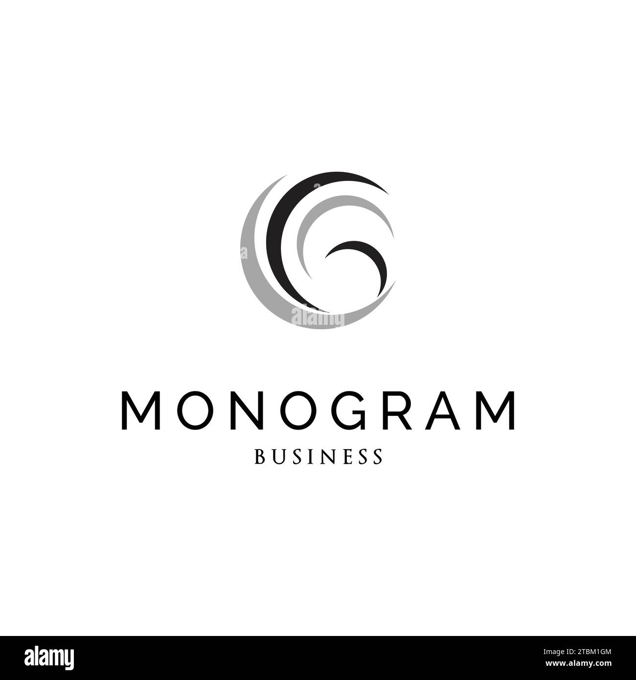 Letter g monogram logo hi-res stock photography and images - Alamy