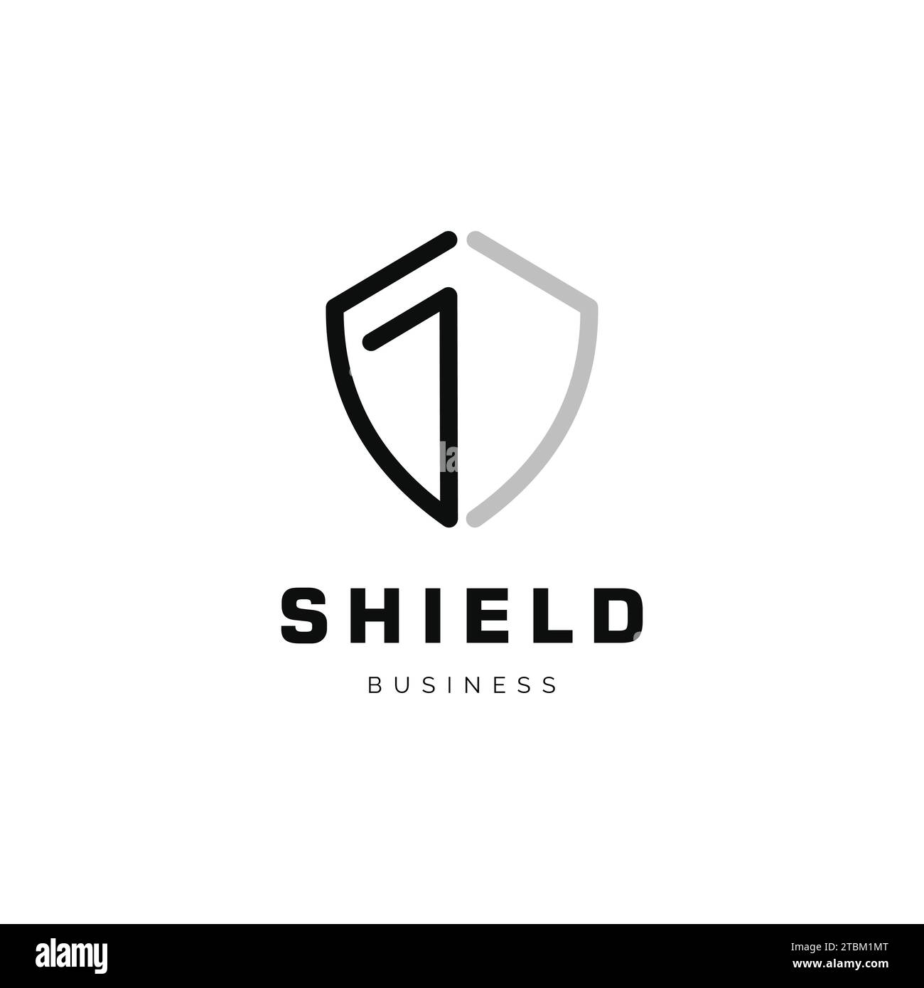 Initial Letter GD Shield Icon Logo Design Template Stock Vector Image ...