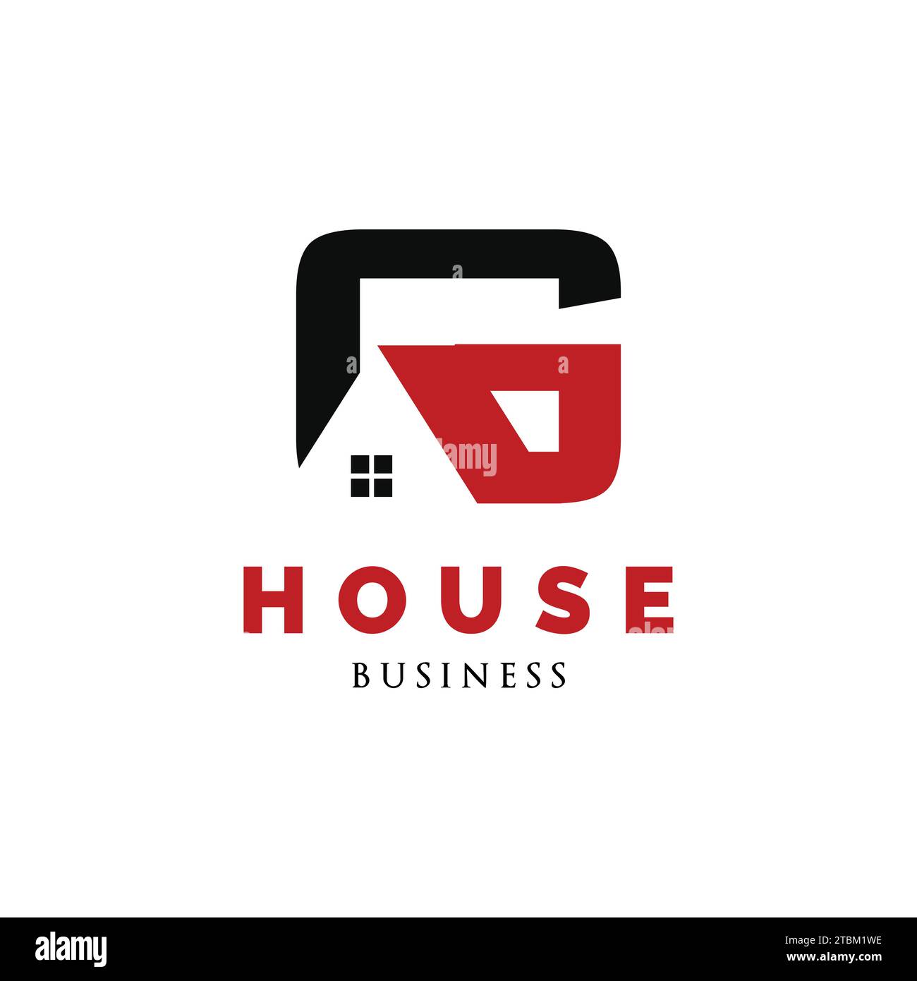 Initial Letter G Real Estate or House Icon Logo Design Template Stock ...