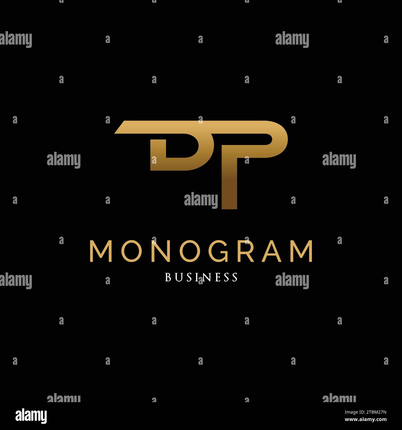 Initial letter DP monogram logo design inspiration Stock Vector Image & Art - Alamy