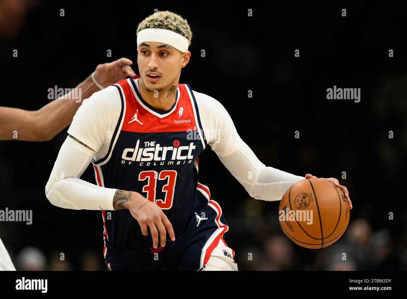 Washington Wizards forward Kyle Kuzma (33) in action during the first ...